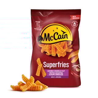 McCain Superfries Jumbo Crinkle Cut Spicy Battered | Canadian Grocer