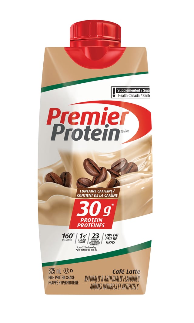 Premier Protein High Protein Café Latte shake | Canadian Grocer