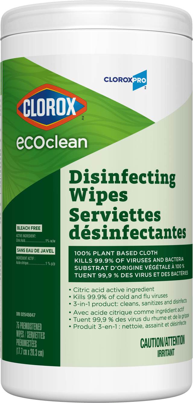 Clorox EcoClean Disinfecting Wipes | Canadian Grocer