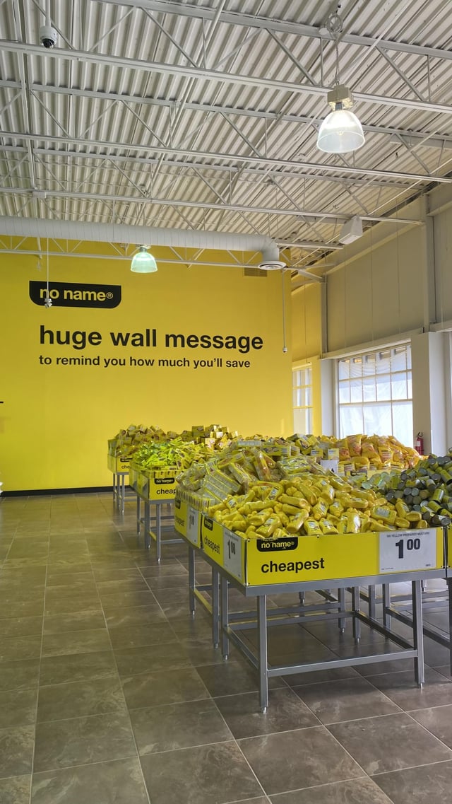PHOTO GALLERY: Inside Loblaw’s first No Name store | Canadian Grocer