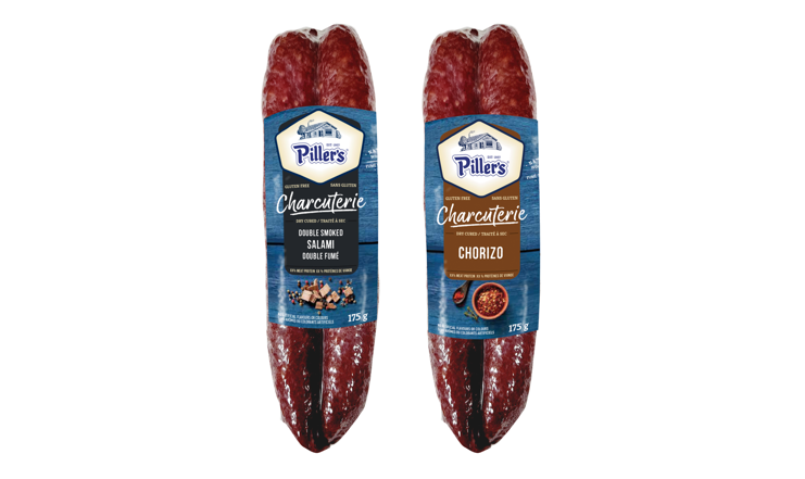 Piller’s Charcuterie Double Smoked Salami & Chorizo Sausage | Canadian ...