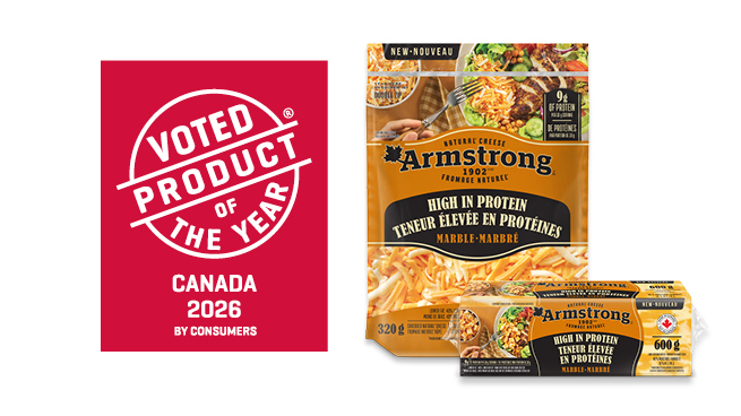Armstrong High in Protein Marble Cheddar Cheese | Canadian Grocer