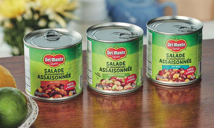 Del Monte Seasoned Bean Salads | Canadian Grocer