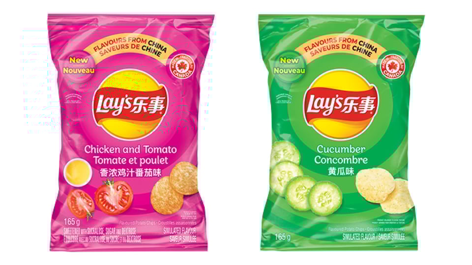 Lay's Cucumber, Chicken and Tomato flavours | Canadian Grocer