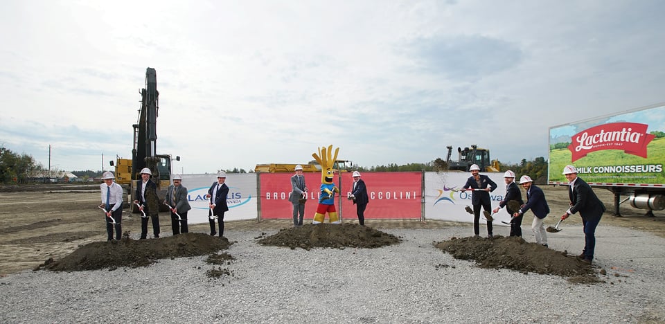 Lactalis breaks ground on Oshawa distribution centre | Canadian Grocer
