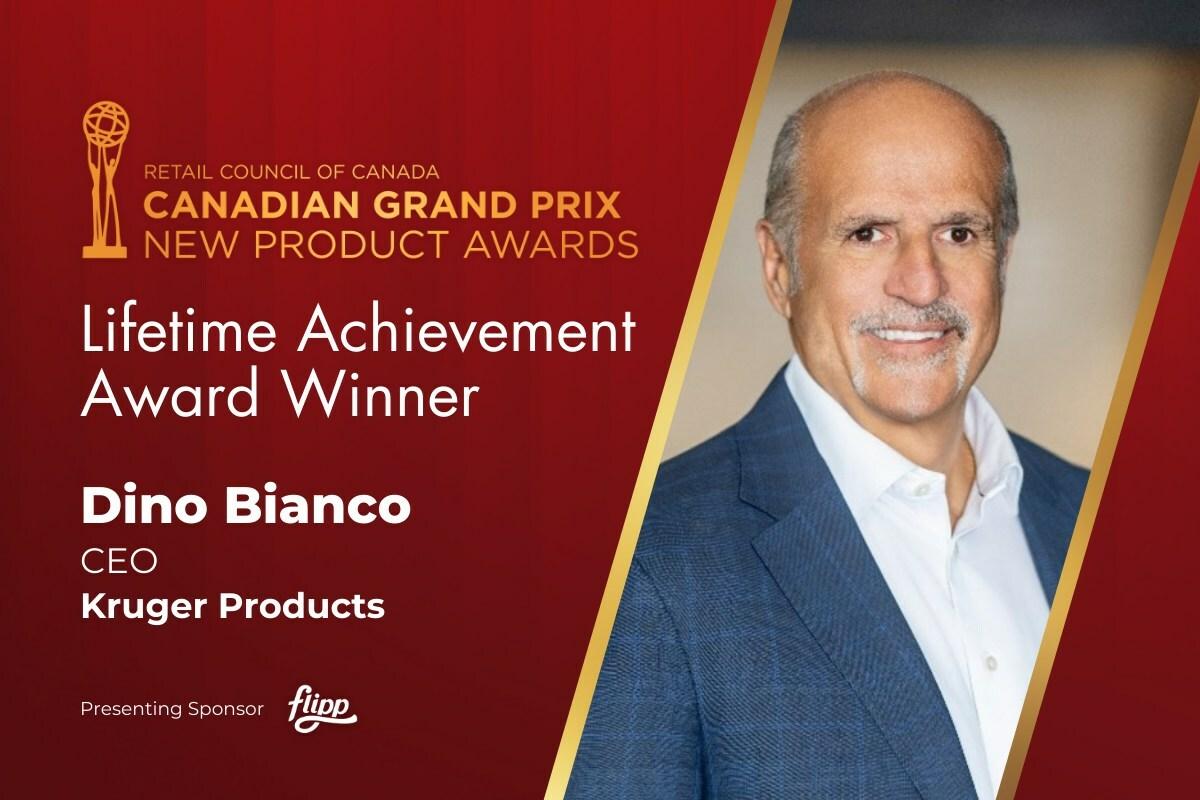 Kruger Products CEO Dino Bianco to receive 2024 Canadian Grand Prix Lifetime Achievement Award ...