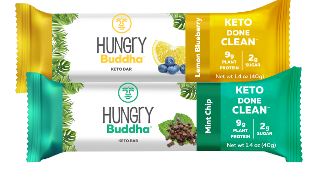 Hungry Buddha Keto Bars: Lemon Blueberry and Mint Chip | Canadian Grocer
