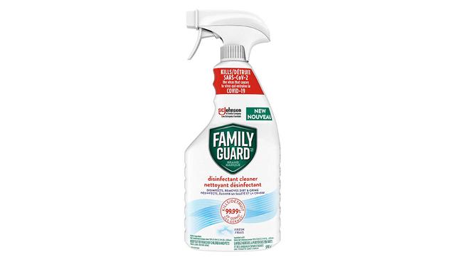 Family Guard disinfectant cleaner and spray | Canadian Grocer