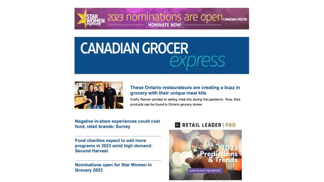 Canadian Grocer to launch daily newsletter | Canadian Grocer