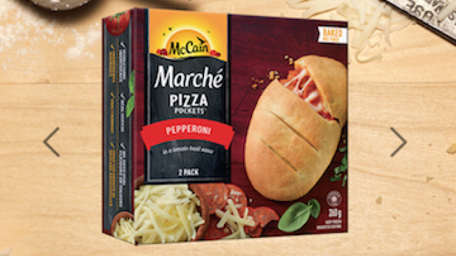 McCain rebrands iconic Pizza Pockets | Canadian Grocer